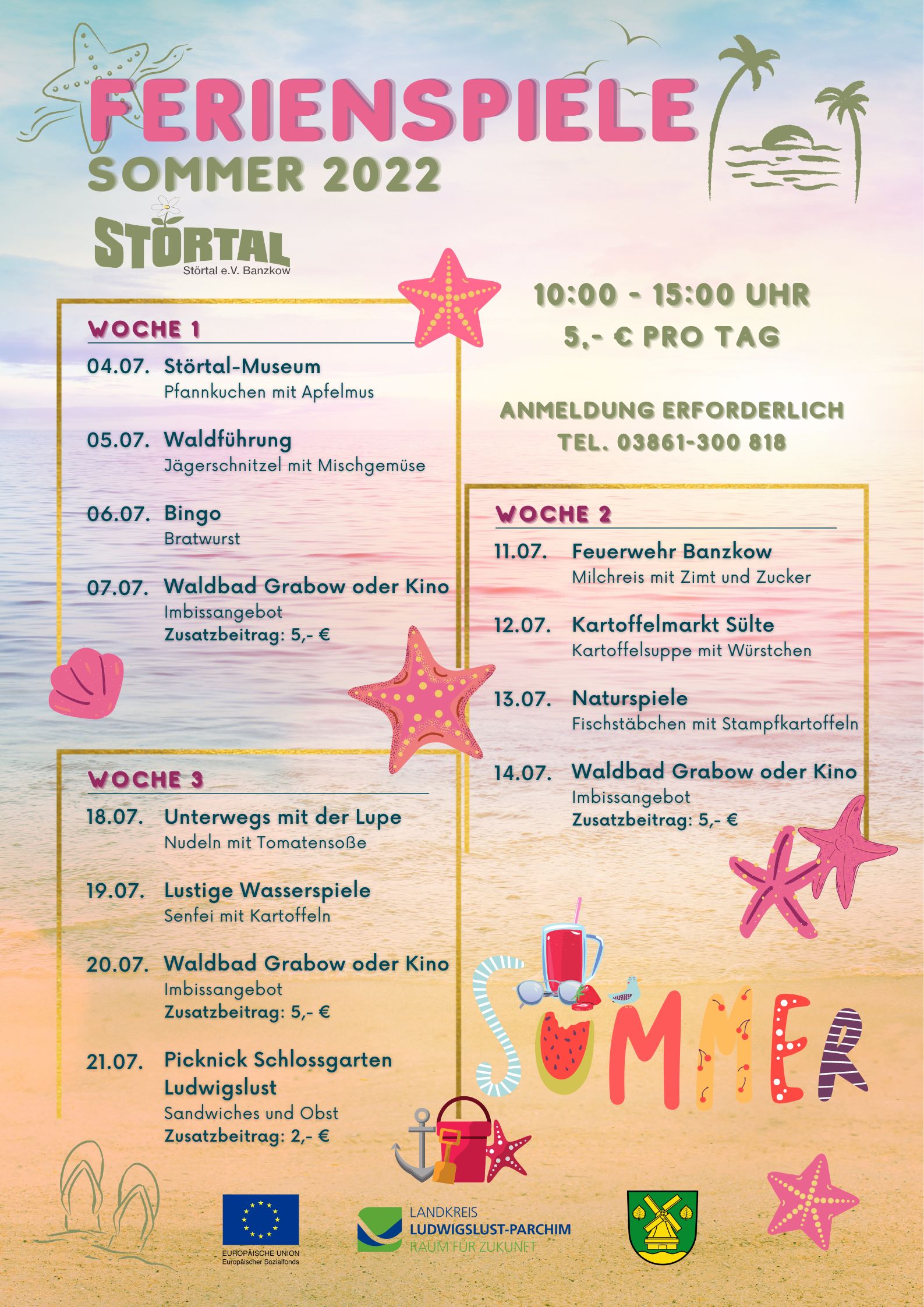 Ferienspiele Sommer 2022 - Störtal e.V. Banzkow