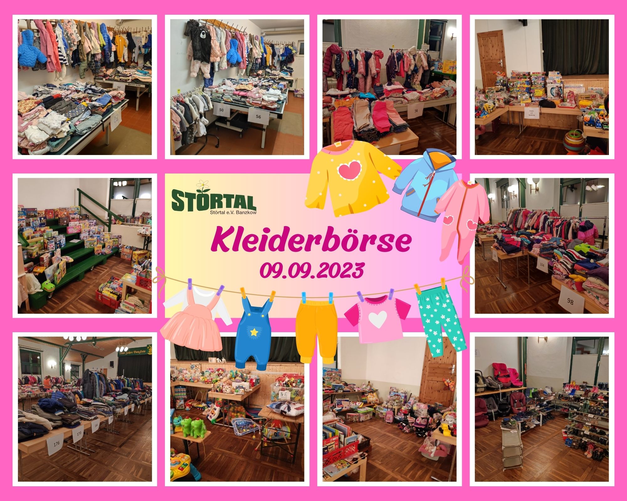 Kleiderbörse September 2023 - Störtal e.V. Banzkow